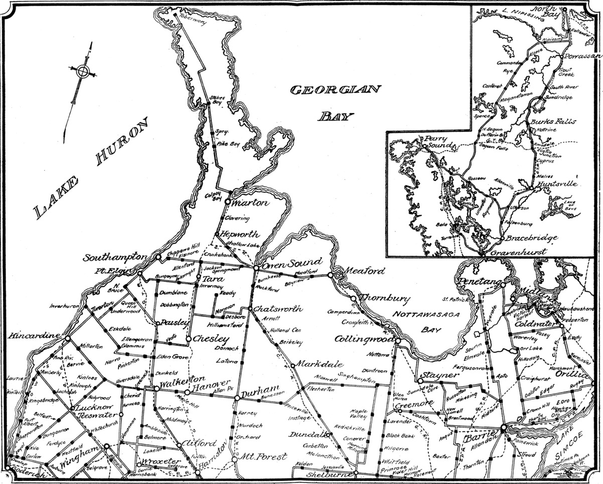 Goderich and Barrie to North Bay (Canadian Transport Sourcebook)